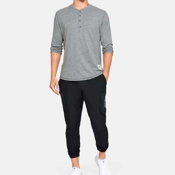 Under Armour | Pants | New Under Armour Project Rock Woven Cargo Pants ...